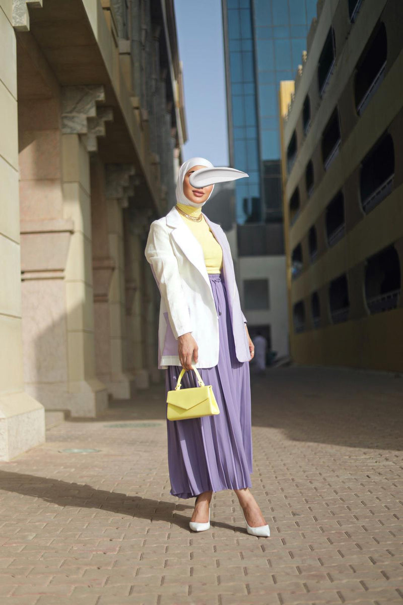 ⁨تنورة بنفسجية بليسيه ⁩ – Destan